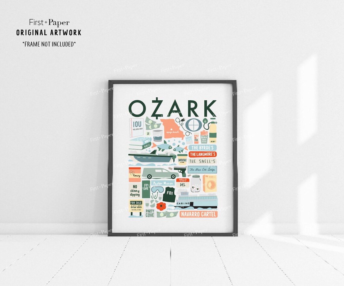 Ozark TV Show Poster Ozark Collage Lake Ozark Ozark - Etsy