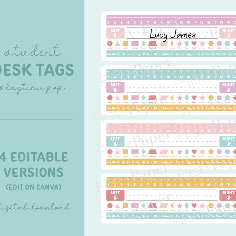Desk Name Tags - Etsy