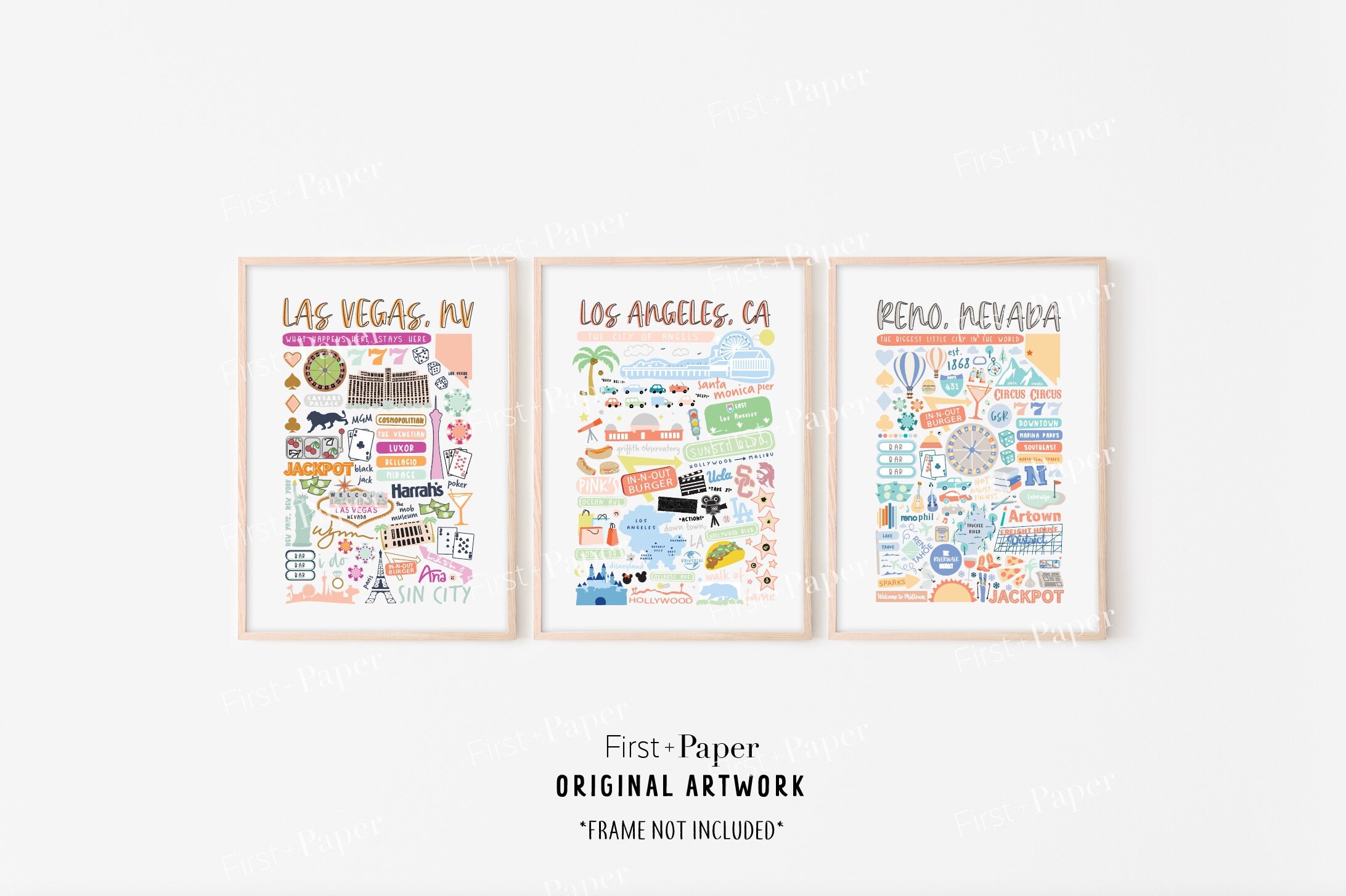 Boca Raton Collage Poster All About Your City Posters Boca | Etsy