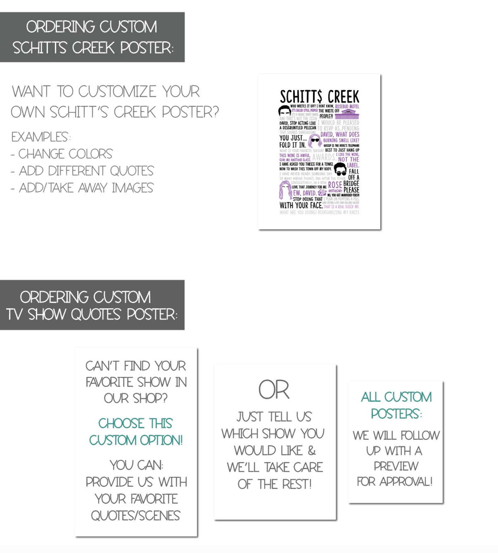 TV Show Quotes Wall Poster Wall Art Dorm Bedroom Home - Etsy