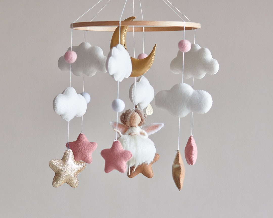 Fairy Baby Crib Mobile, Fairy Mobile, Baby Mobile Girl, Girls Mobile ...