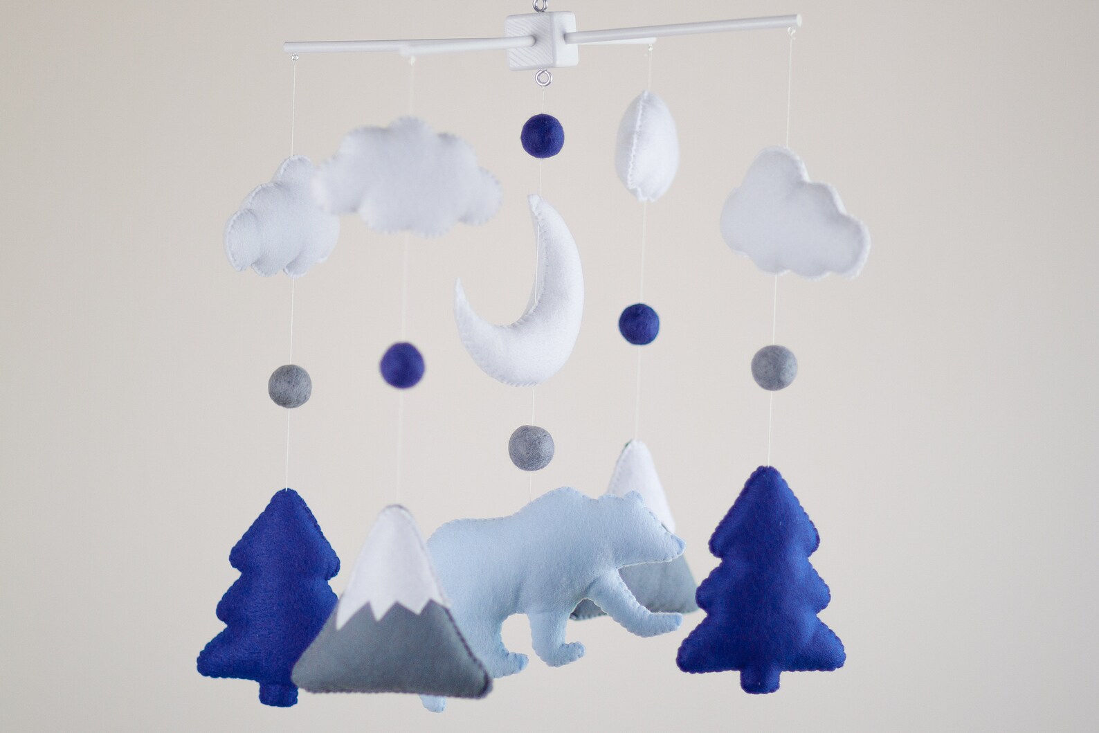 BEAR Baby Mobile Woodland Mobile Bear Mobile Mobile | Etsy