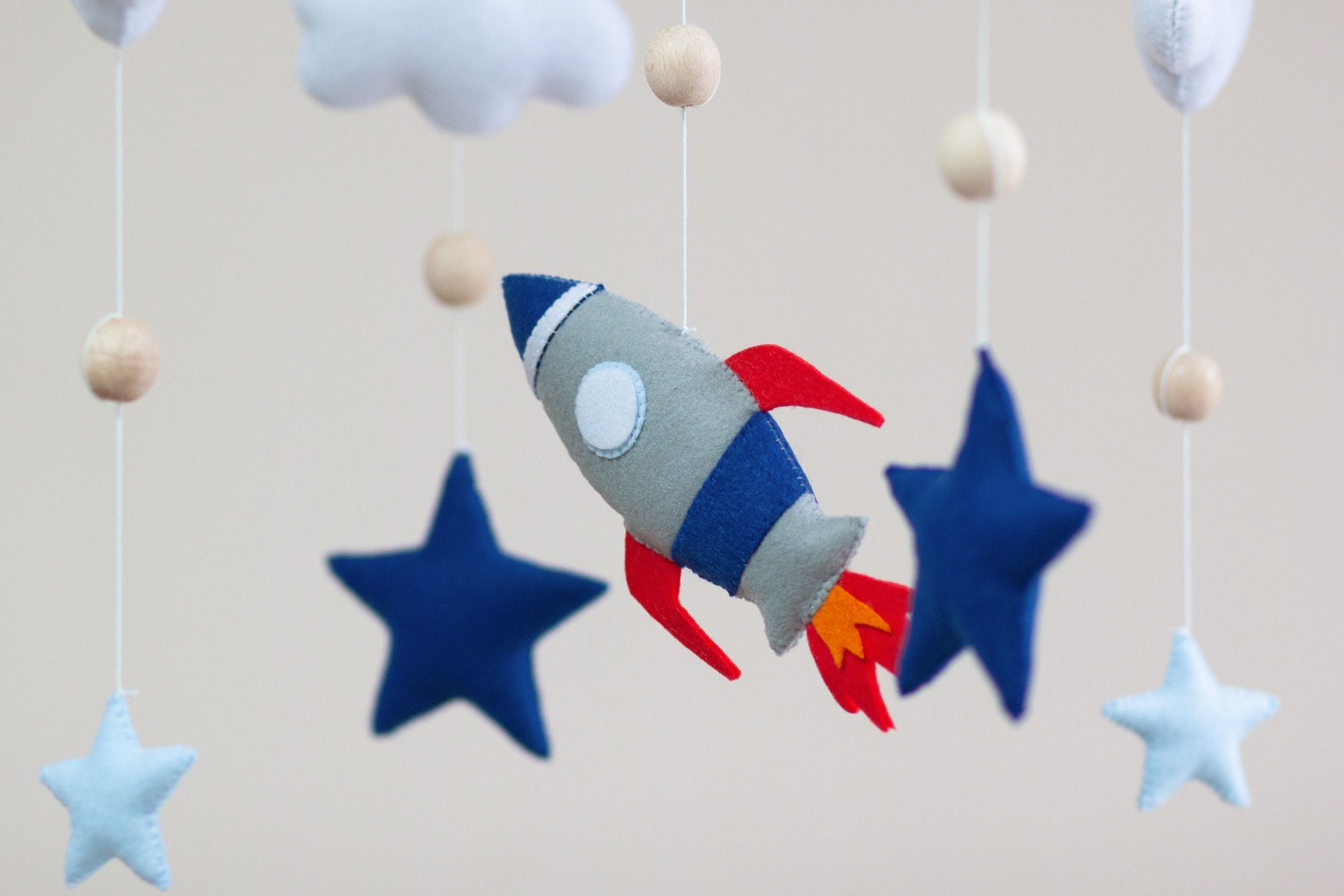 Space Baby Mobile Baby Crib Mobile Space Nursery Nursery - Etsy UK