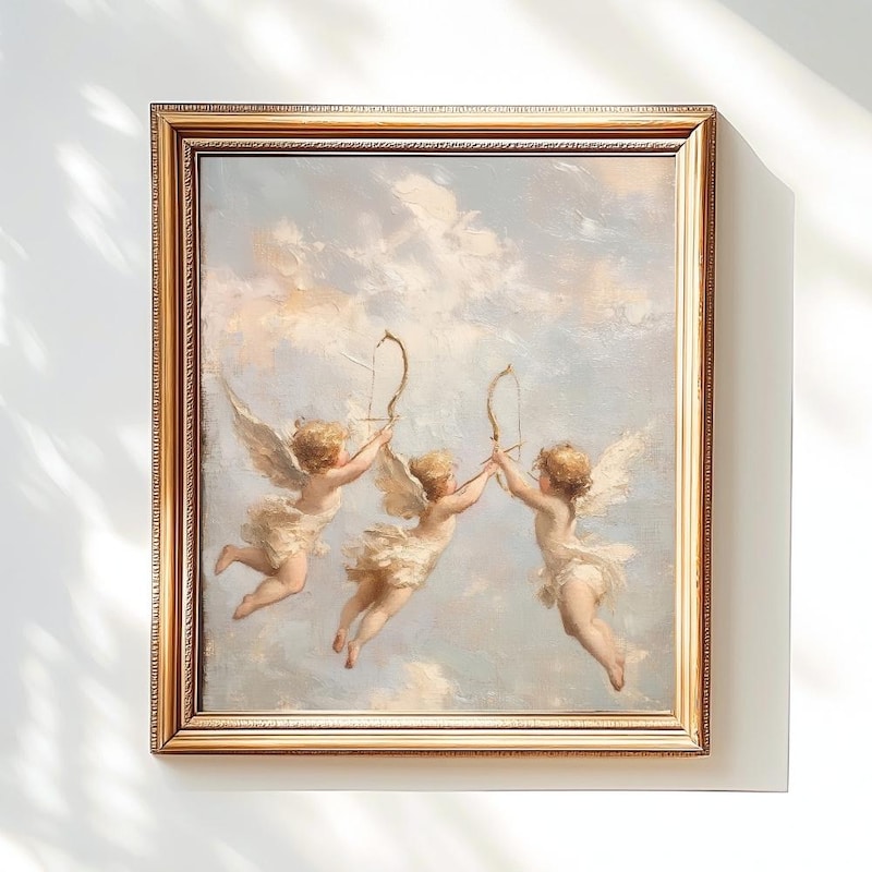 Cherub Art - Etsy