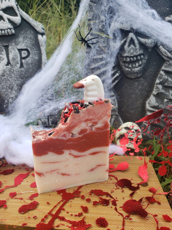Bitten by a Vampire Bloody Teeth Cold Process Bar Soap | Etsy