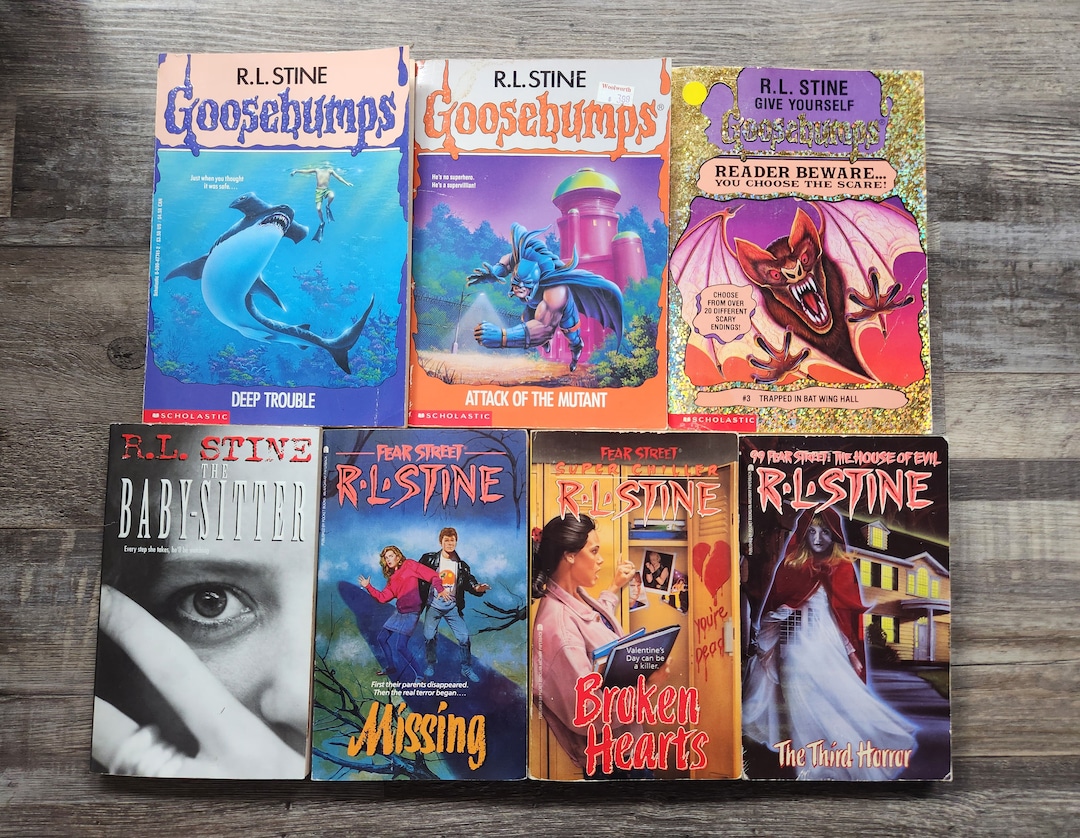90's Goosebumps / Fear Street Series Books by R.L. Stine - Etsy