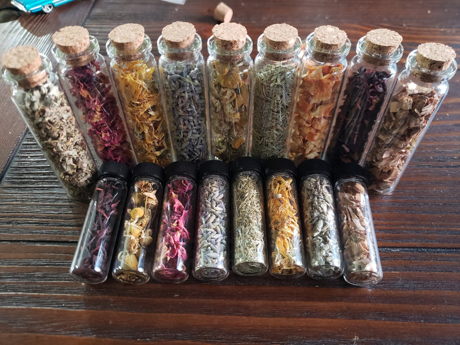 Wiccan Spell Crafting Dried Flower Herb Salts Botanical Ritual Potion ...