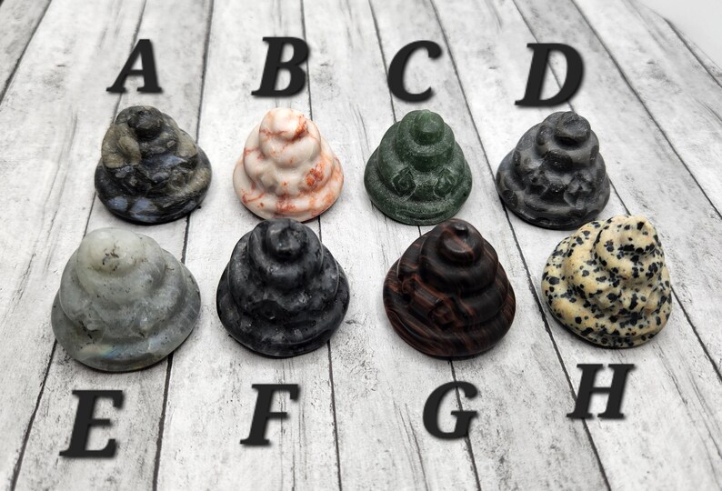 Small Pile of Poop Poo Emoji With Face - Real Natural Crystal Small ...