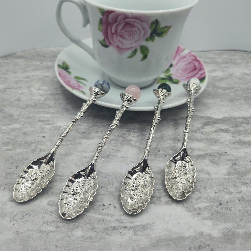 Flower Tea Spoon - Etsy