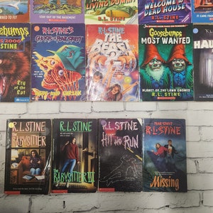 90's Goosebumps / Fear Street Series Books by R.L. Stine Paperback, You ...