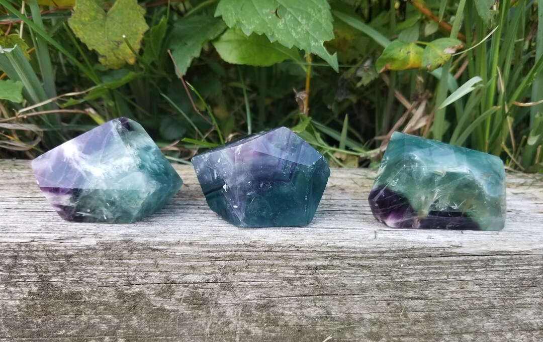 Beautiful Natural Snowflake Fluorite - Multi Colored Fluorite Freeform ...