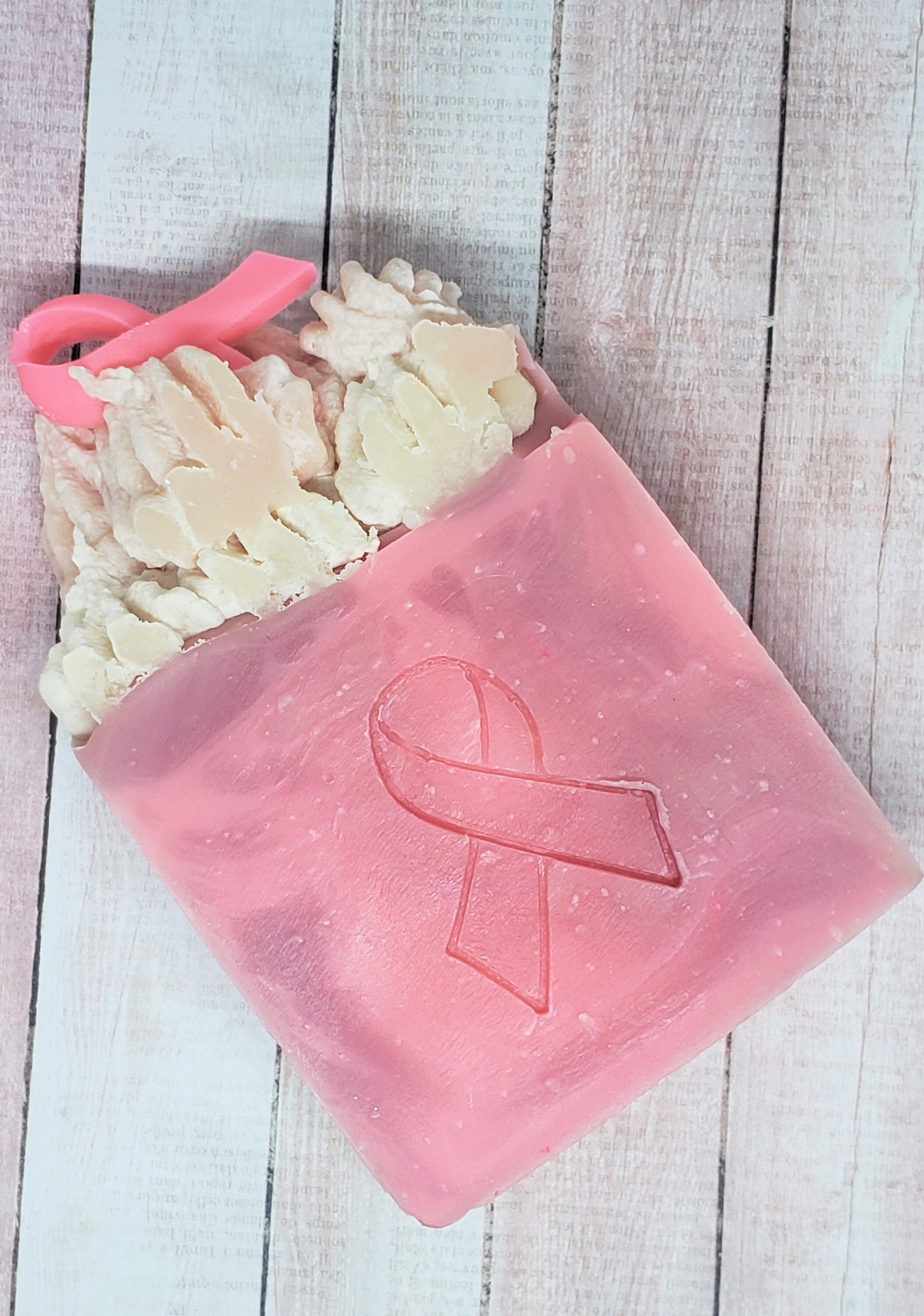 Breast Cancer Awareness Pink Ribbon Cold Process Bar Soap - Etsy