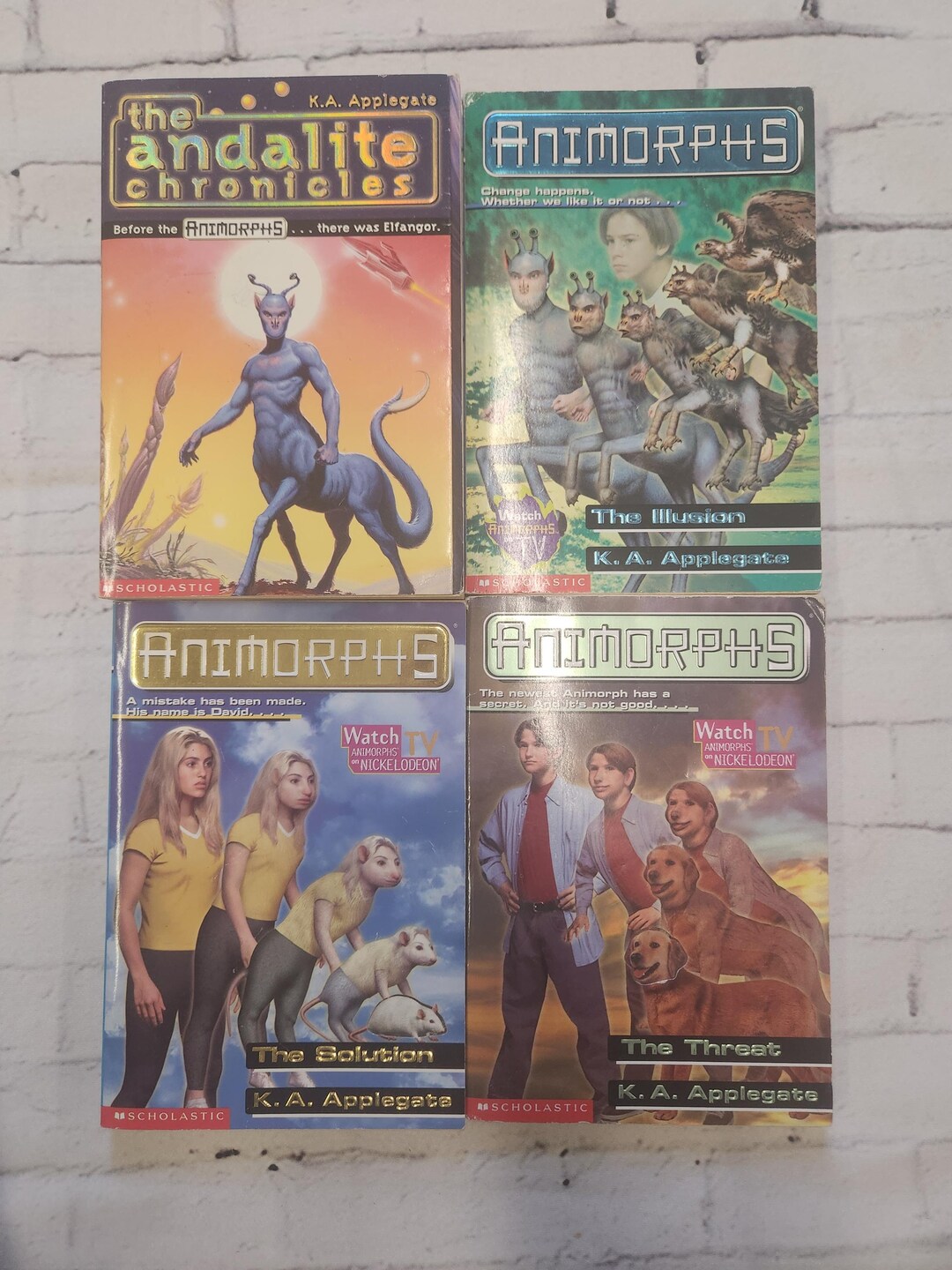 Vintage Animorphs Paperback Children's YA Books - Author K.A. Applegate ...