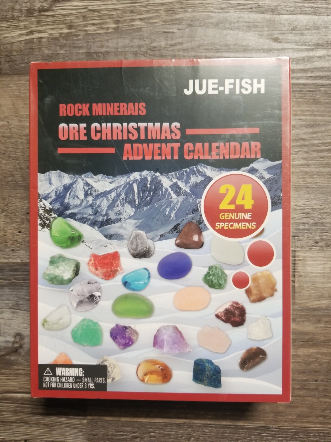 Rock & Mineral Crystal Advent Calendar With 24 Genuine Specimens - Etsy