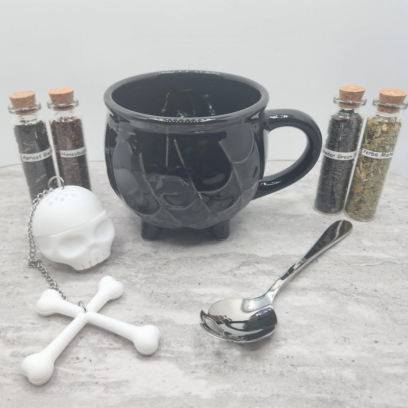 Skull Tea Cup - Etsy