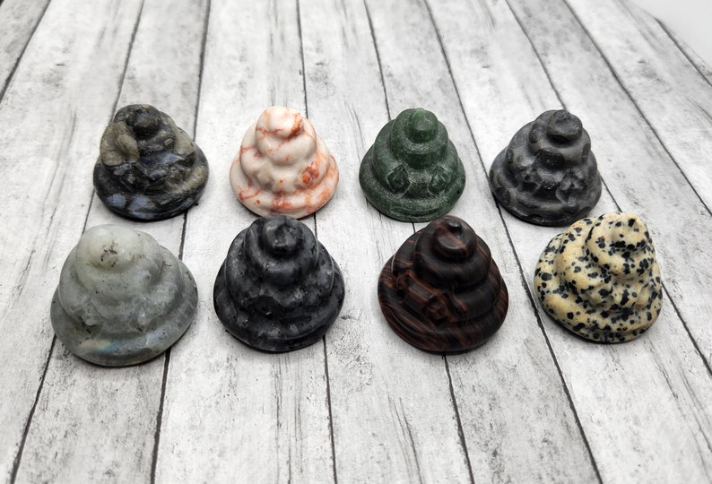 Small Pile of Poop Poo Emoji With Face Real Natural Crystal - Etsy