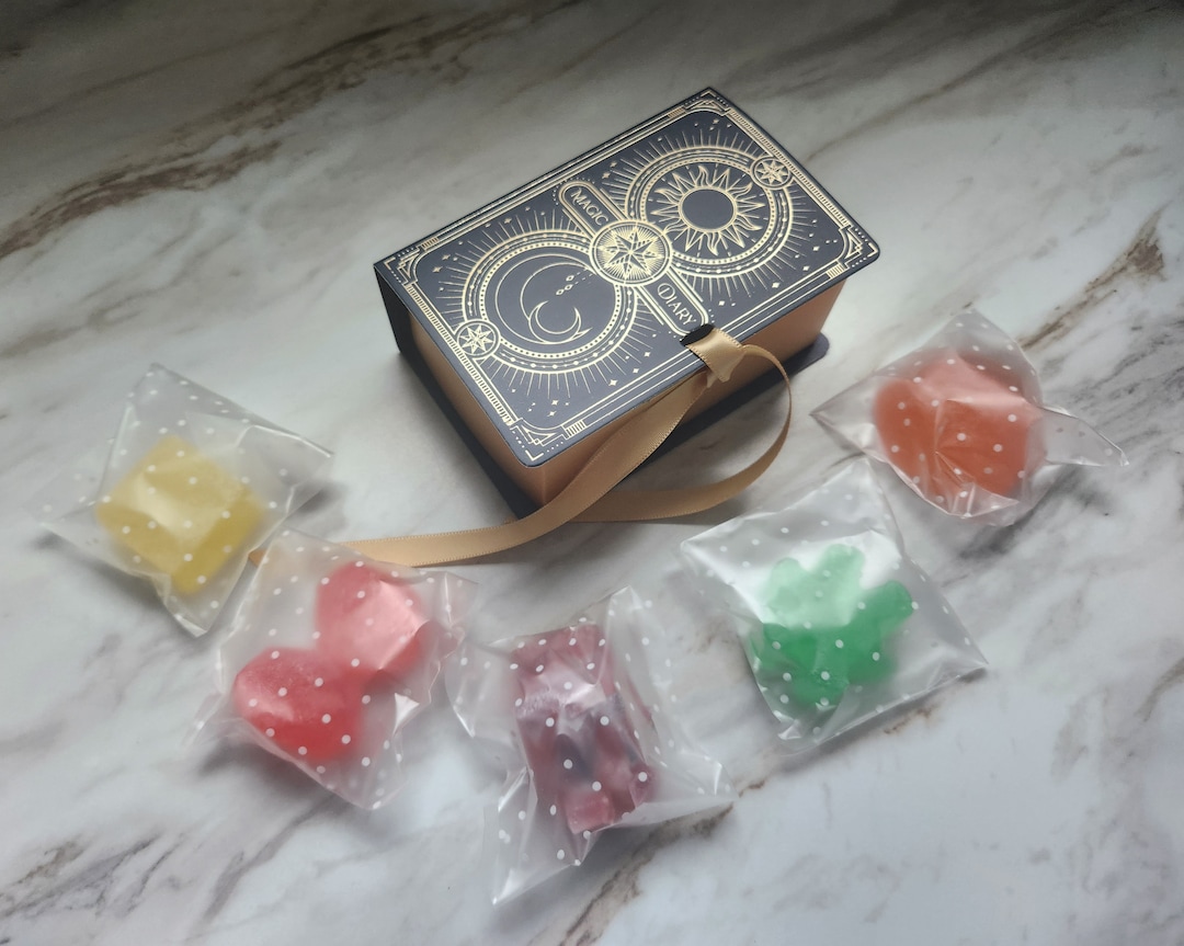Kohakutou Jelly Candy Assorted 5 Flavor Pack Edible Crystal Candy Agar ...