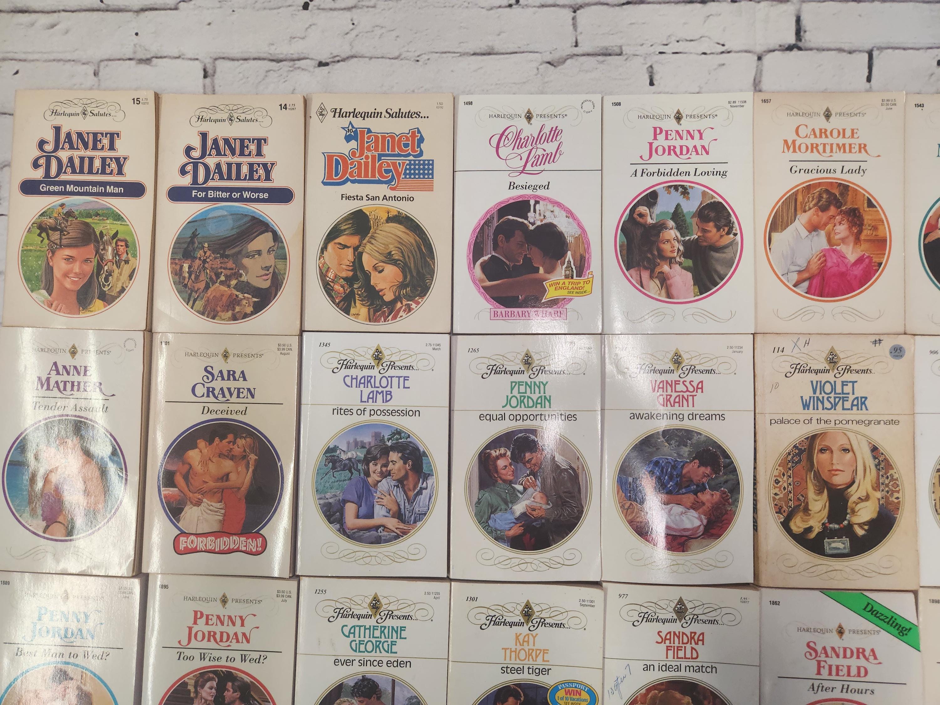Harlequin Presents Paperback Book 1990's Romance Women's Love Novels ...