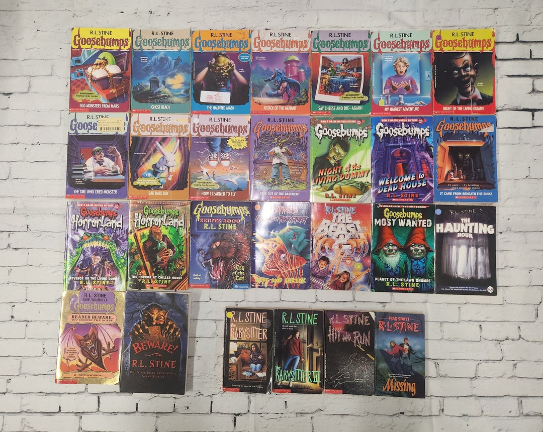 90's Goosebumps / Fear Street Series Books by R.L. Stine Paperback, You ...