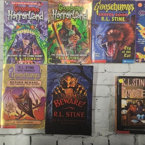 90's Goosebumps / Fear Street Series Books by R.L. Stine Paperback, You ...