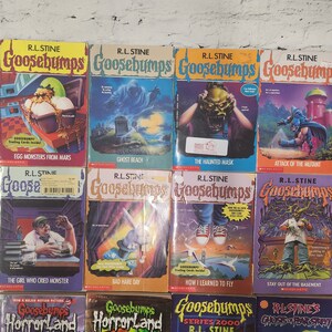 90's Goosebumps / Fear Street Series Books by R.L. Stine Paperback, You ...