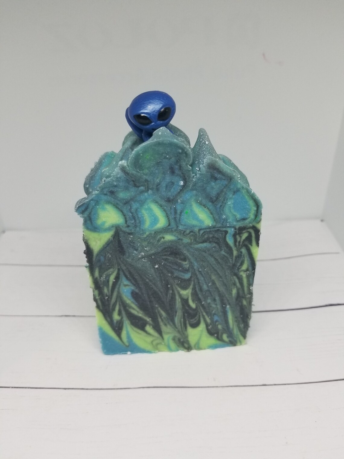 Area 51 Artisan Cold Process Bar Soap Neon Green Activated | Etsy