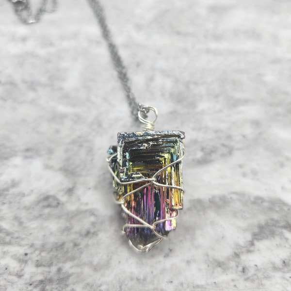 Bismuth Pendant - Etsy