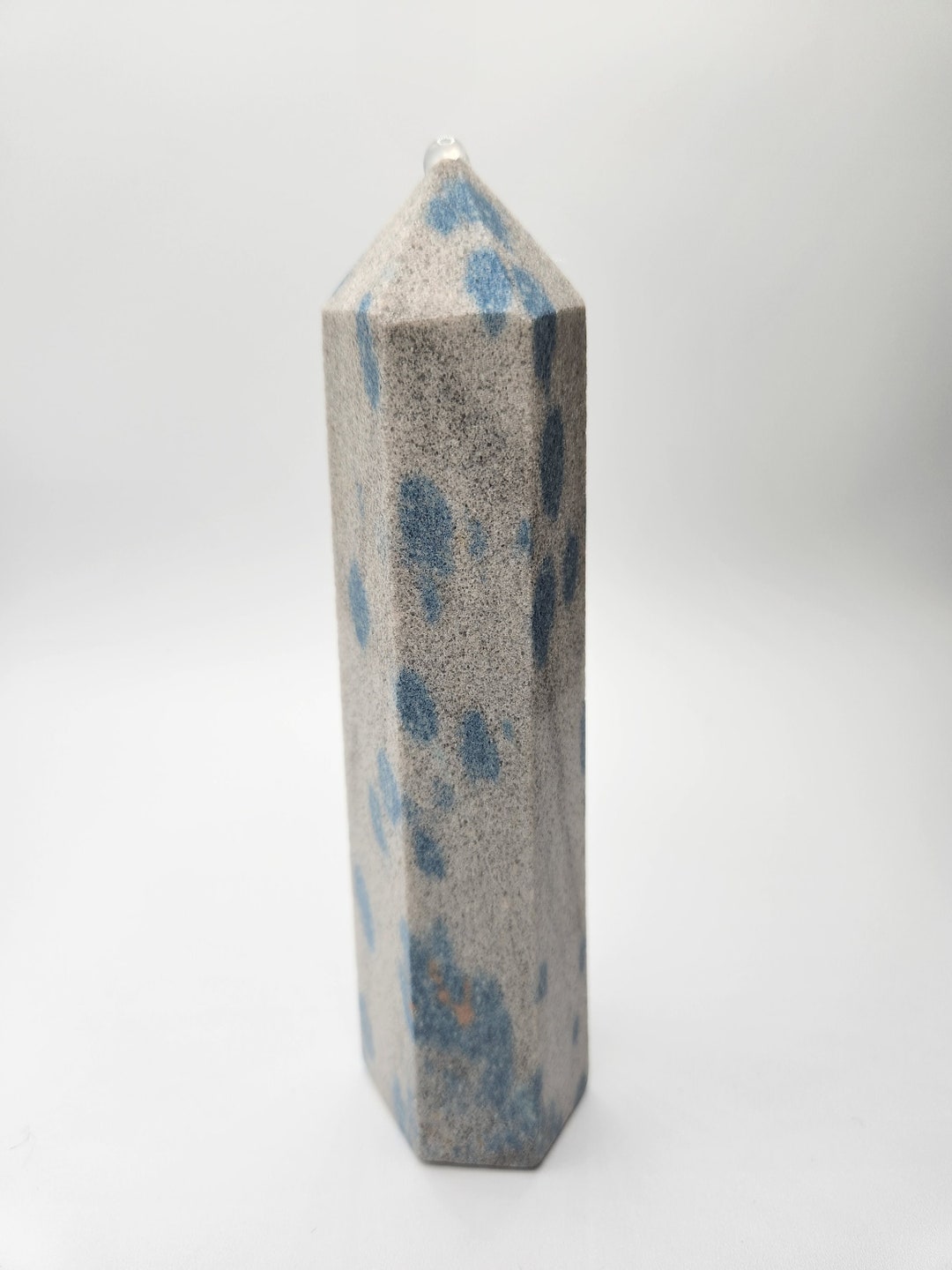 K2 Crystal Tower Point Azurite Granite Matrix 6.5 Inches Tall - Etsy
