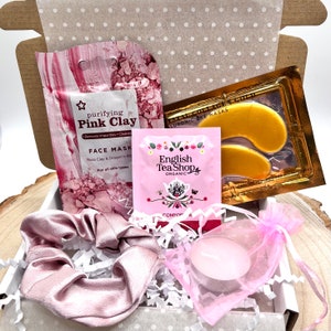 Pink Mini Pamper Kit Relaxation Personalised Letterbox Gift for Her ...
