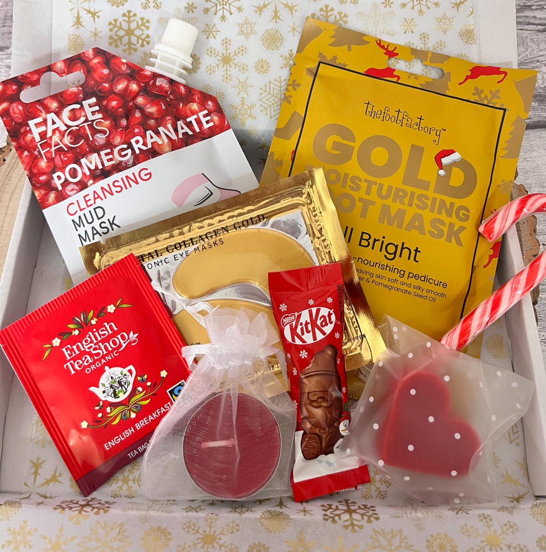 Christmas Pamper Gift, Secret Santa Box, Stocking Filler, Xmas, Gifts ...