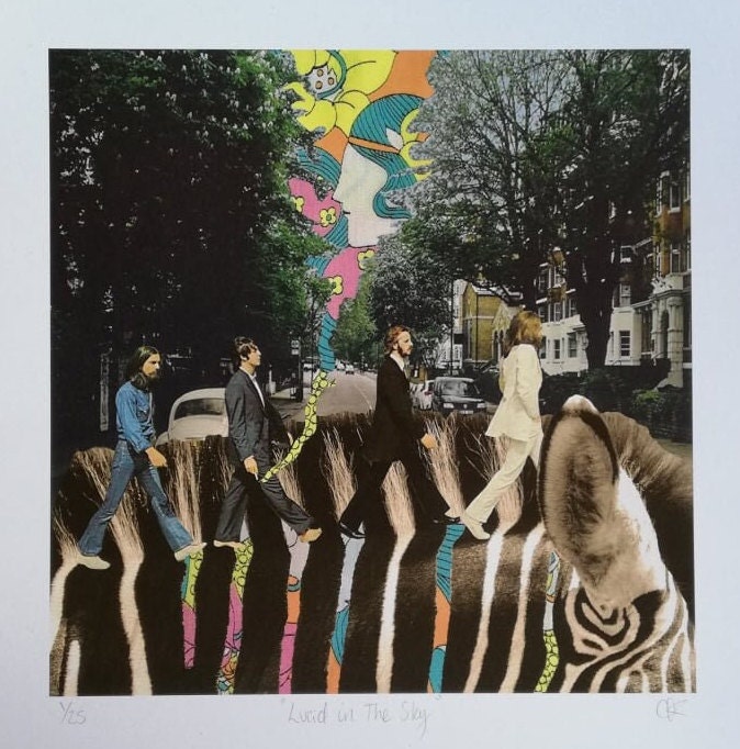 The Beatles Psychedelic Limited Edition Signed Print - Etsy