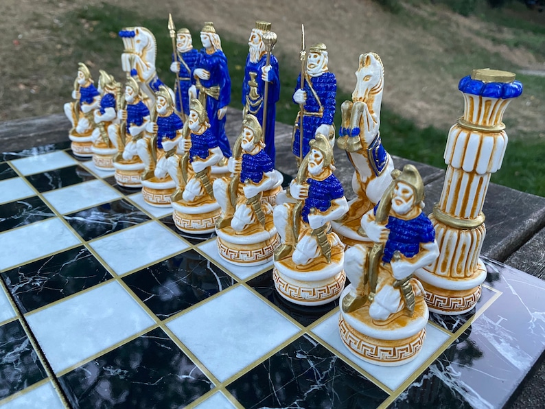 Premium Persian Chess Set Polyester Chess Pieces Chess Set - Etsy
