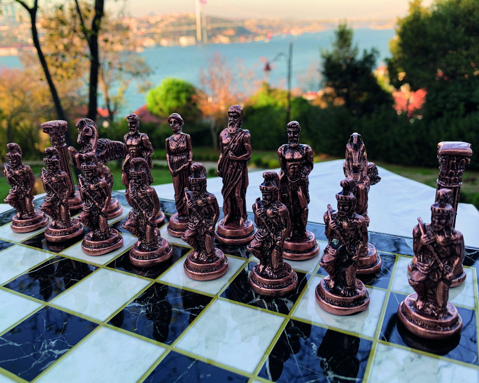 Premium Personalized Vip Metal Chess Pieces With Chess Set - Etsy