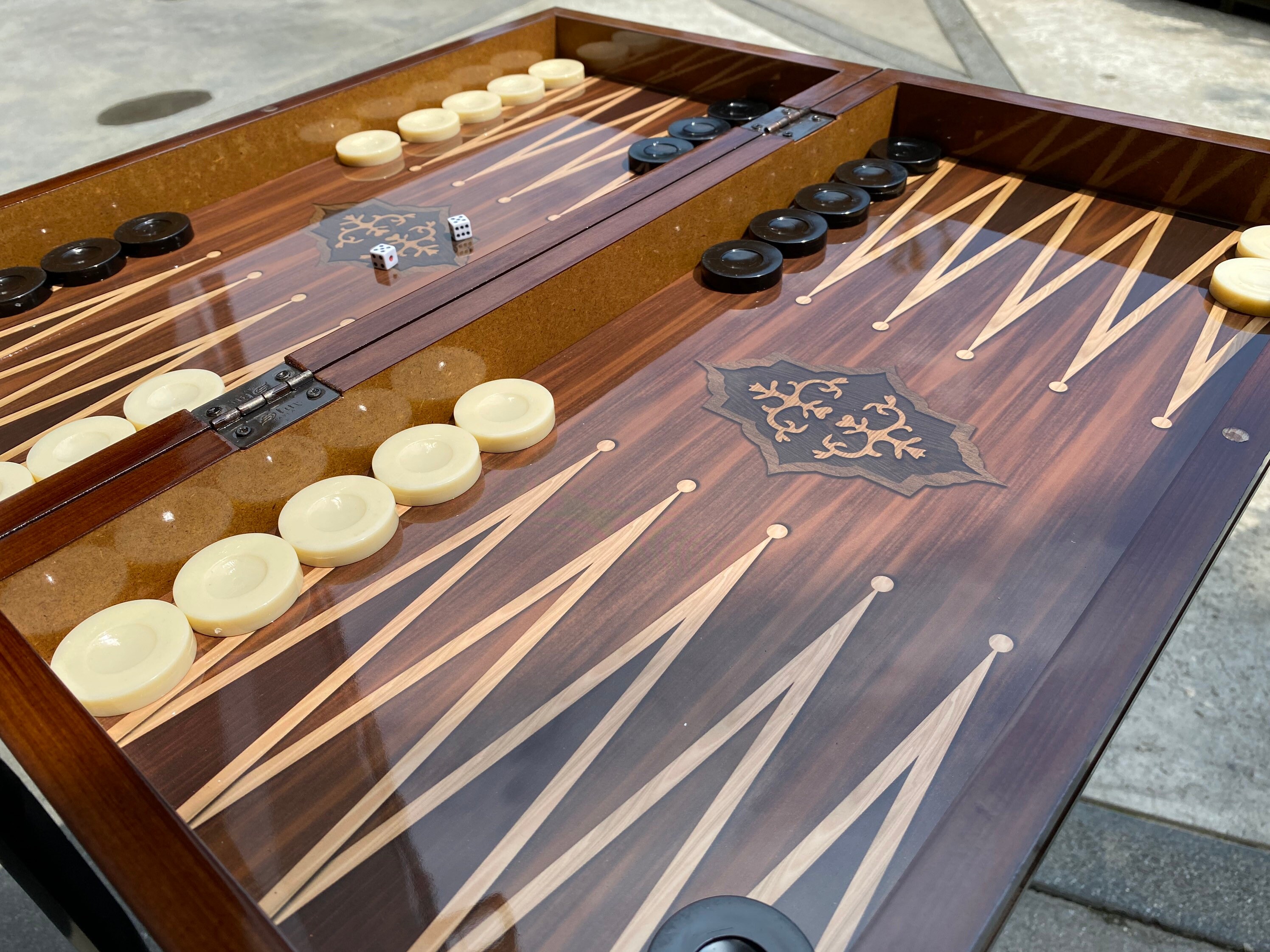 Backgammon Set Backgammon Board Ancient Backgammon Set | Etsy