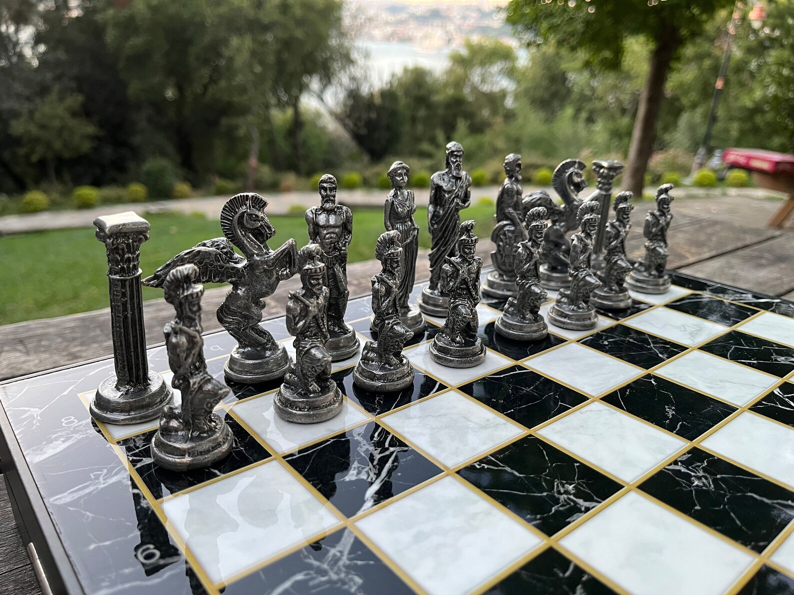 Premium Personalized Vip Metal Chess Pieces With Chess Set, Metal Chess ...
