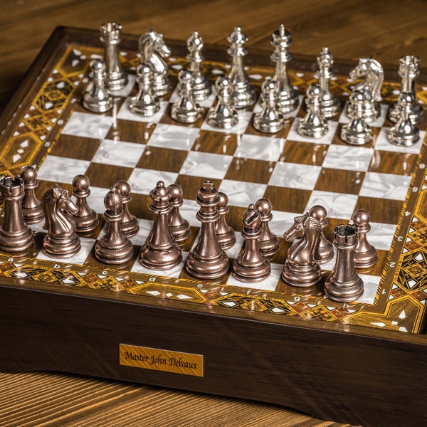 Modern Chess Set - Etsy