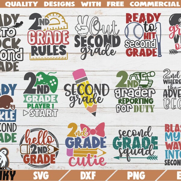 2nd Grade Shirt - Etsy