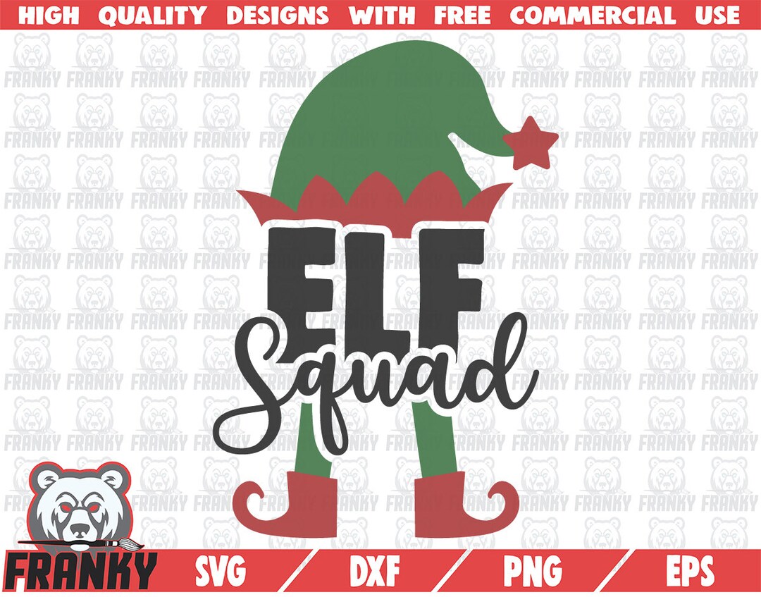 Elf Squad SVG - Cut File - DXF File - Christmas Elf Svg - Santa Claus ...