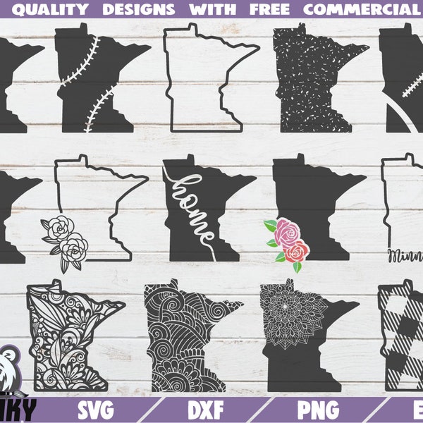 Minnesota Svg - Etsy