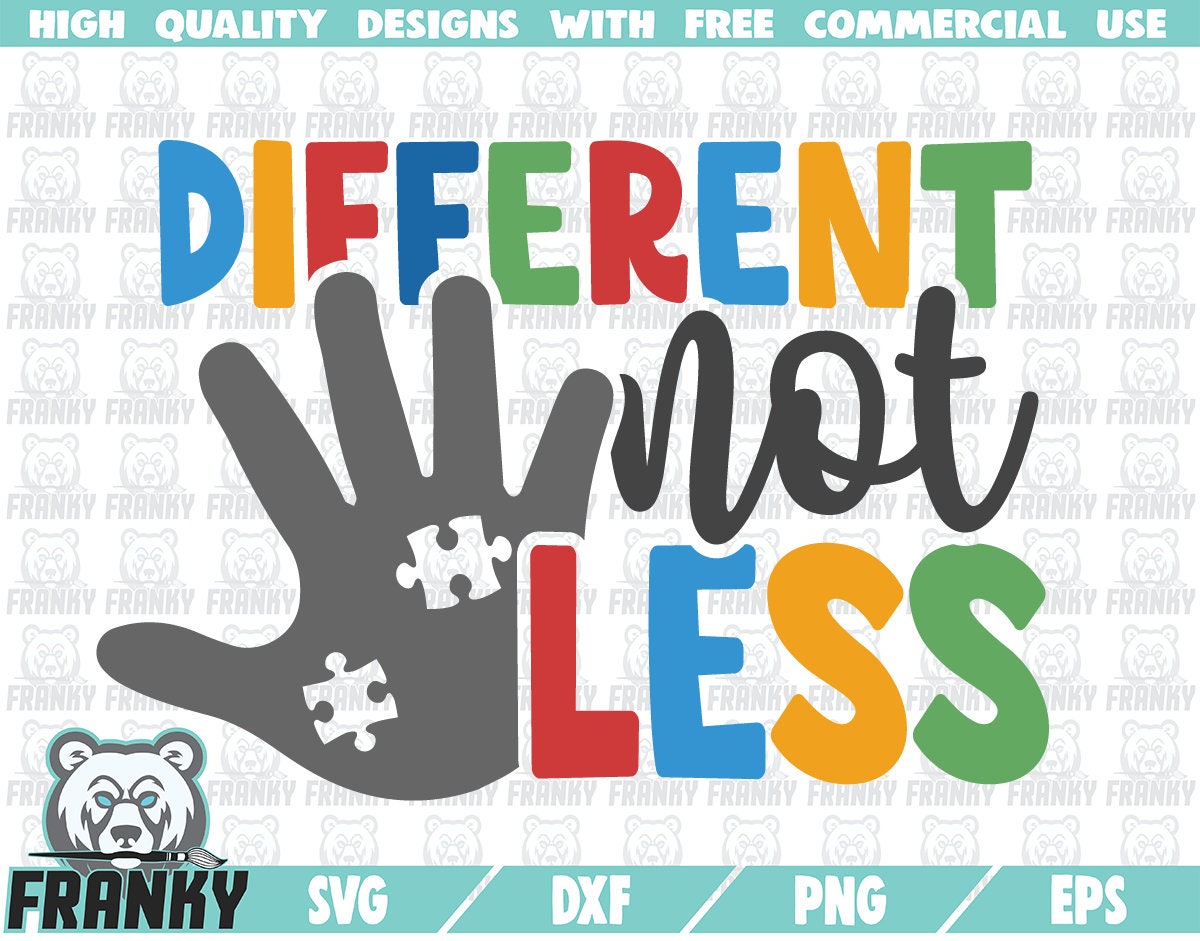 Different not less SVG Instant download Printable cut file | Etsy