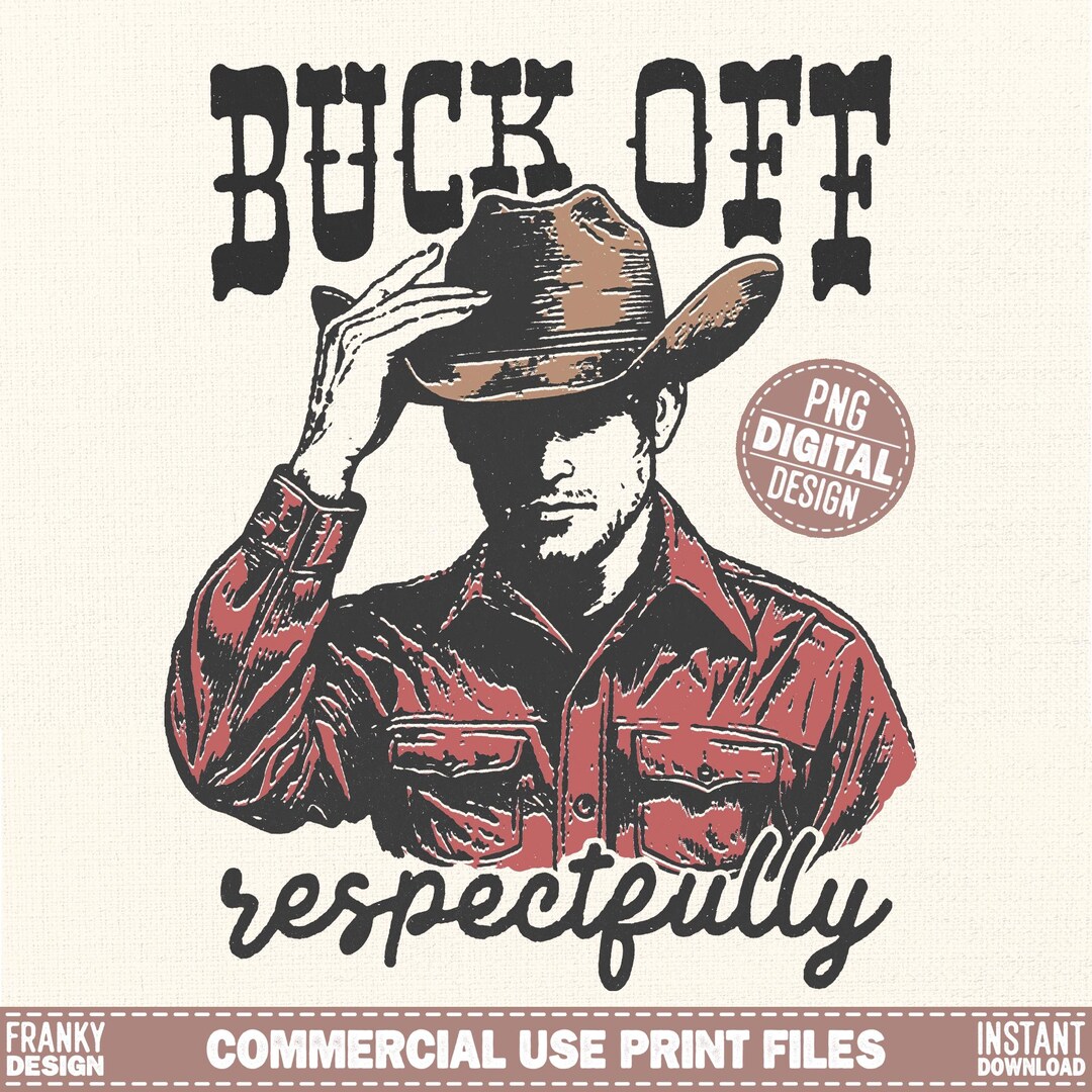 Funny Western Graphic PNG – Retro Cowboy T-shirt Design With Humorous ...