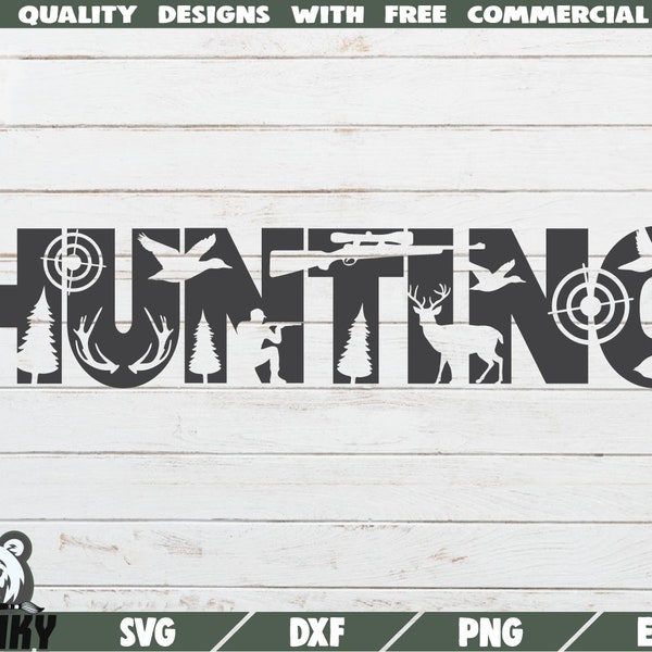 Hunting Svg - Etsy