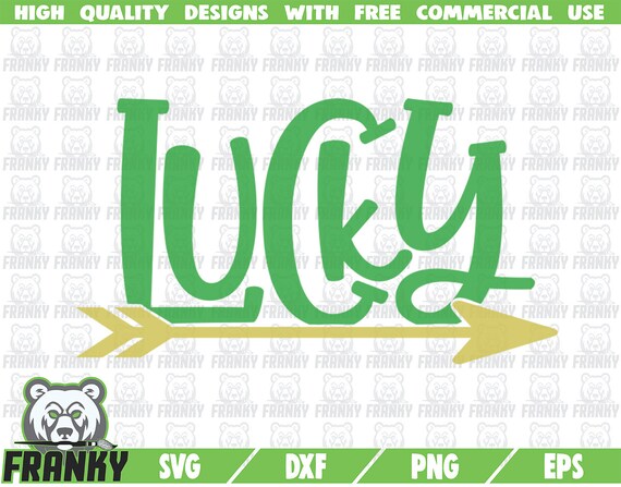Lucky SVG Lucky Cut File Lucky Dxf Lucky Shirt Svg - Etsy