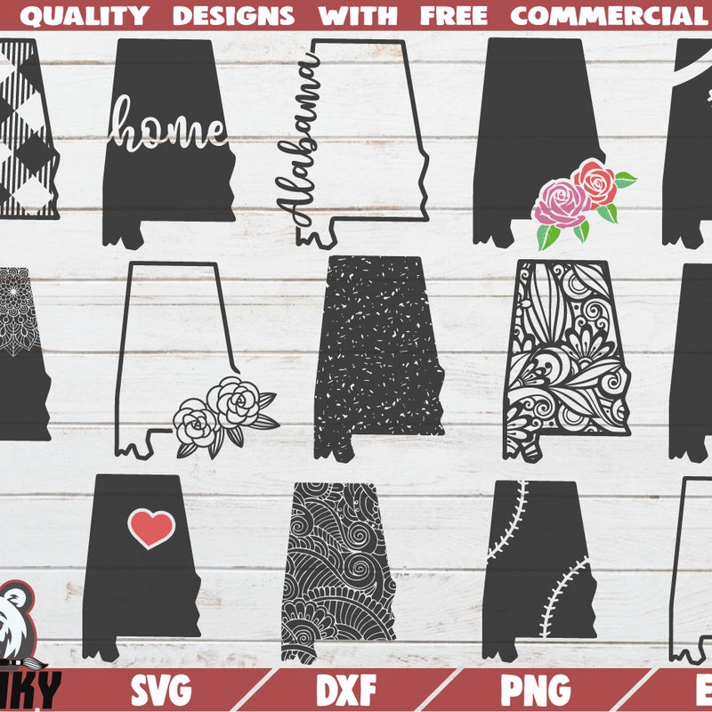 Alabama Svg - Etsy