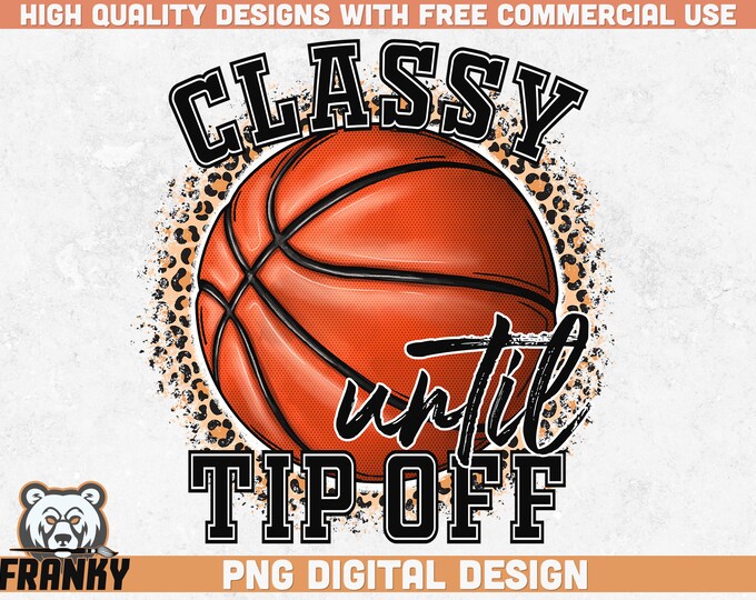 Classy Until Tip off SVG JPG PNG Basketball B-ball Court - Etsy