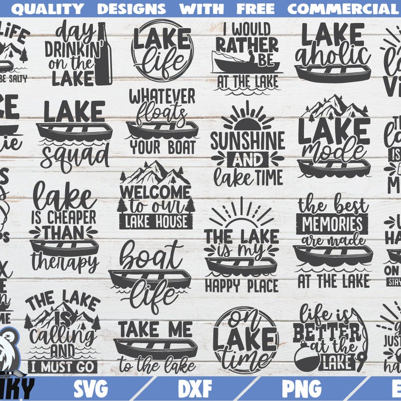 Lake Svg - Etsy
