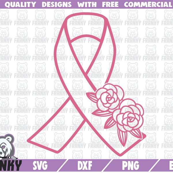 Pink Ribbon Roses - Etsy