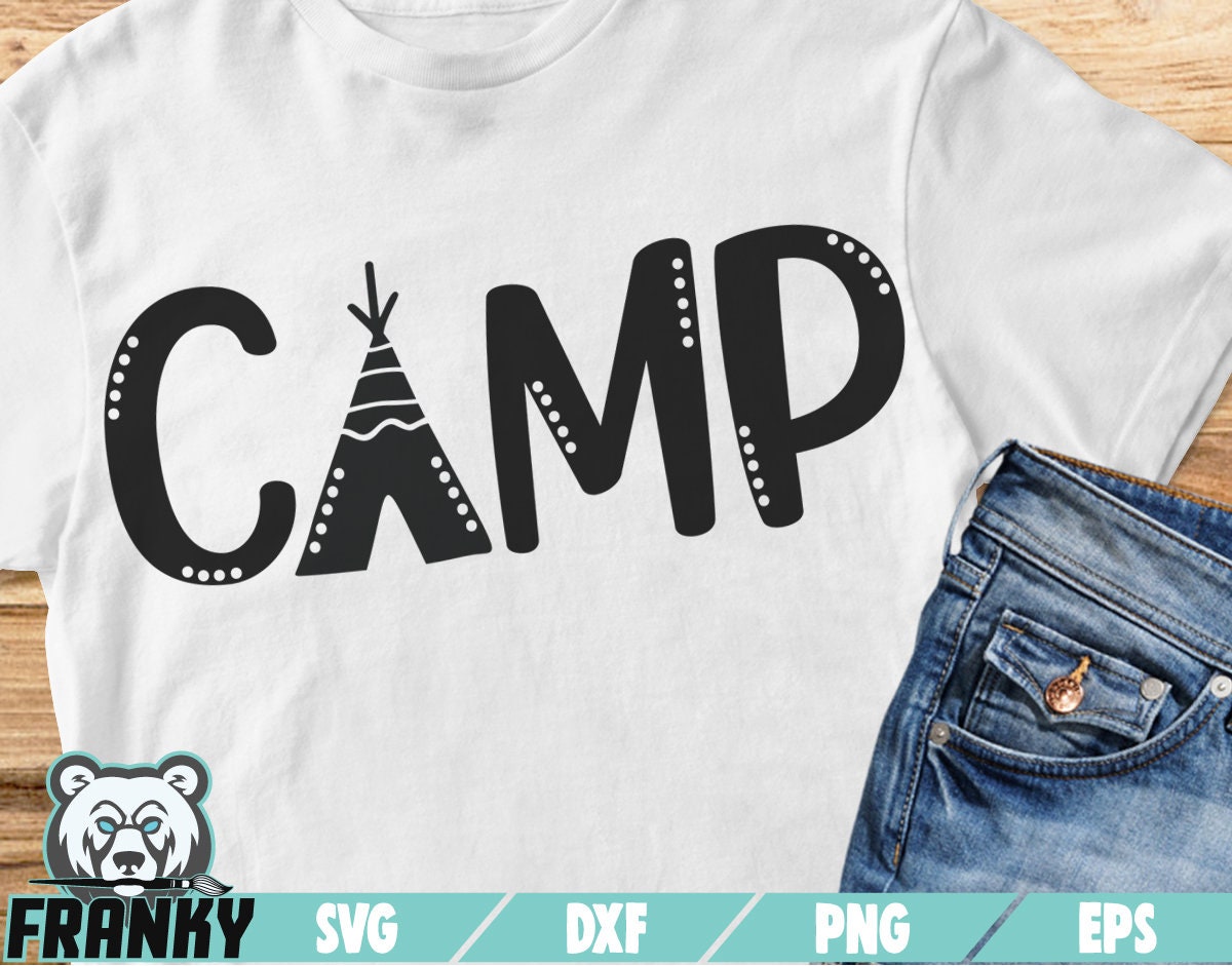 Camp SVG Camp Cut File Dxf File Camping Svg Tent SVG | Etsy
