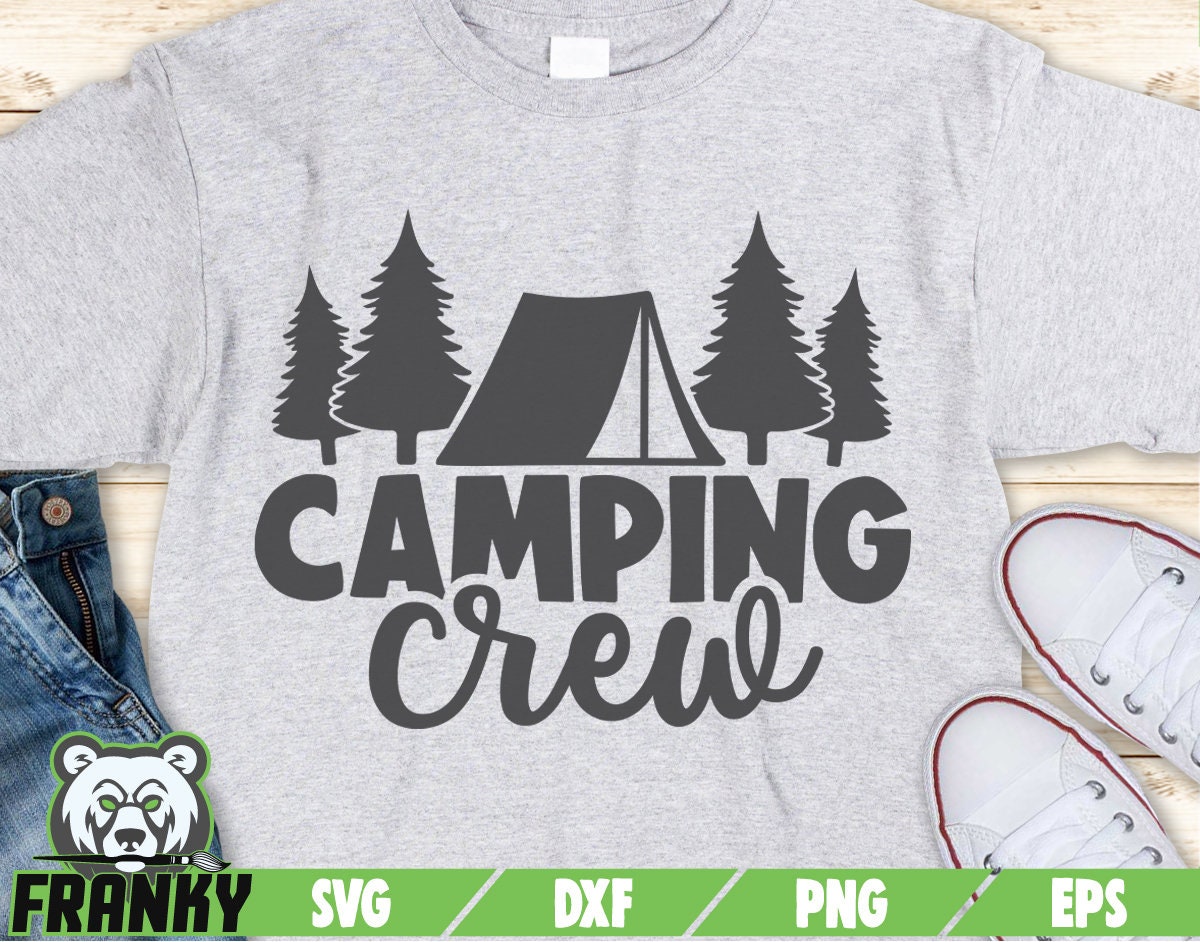 Camping Crew SVG Cut File DXF File Camping Squad SVG - Etsy