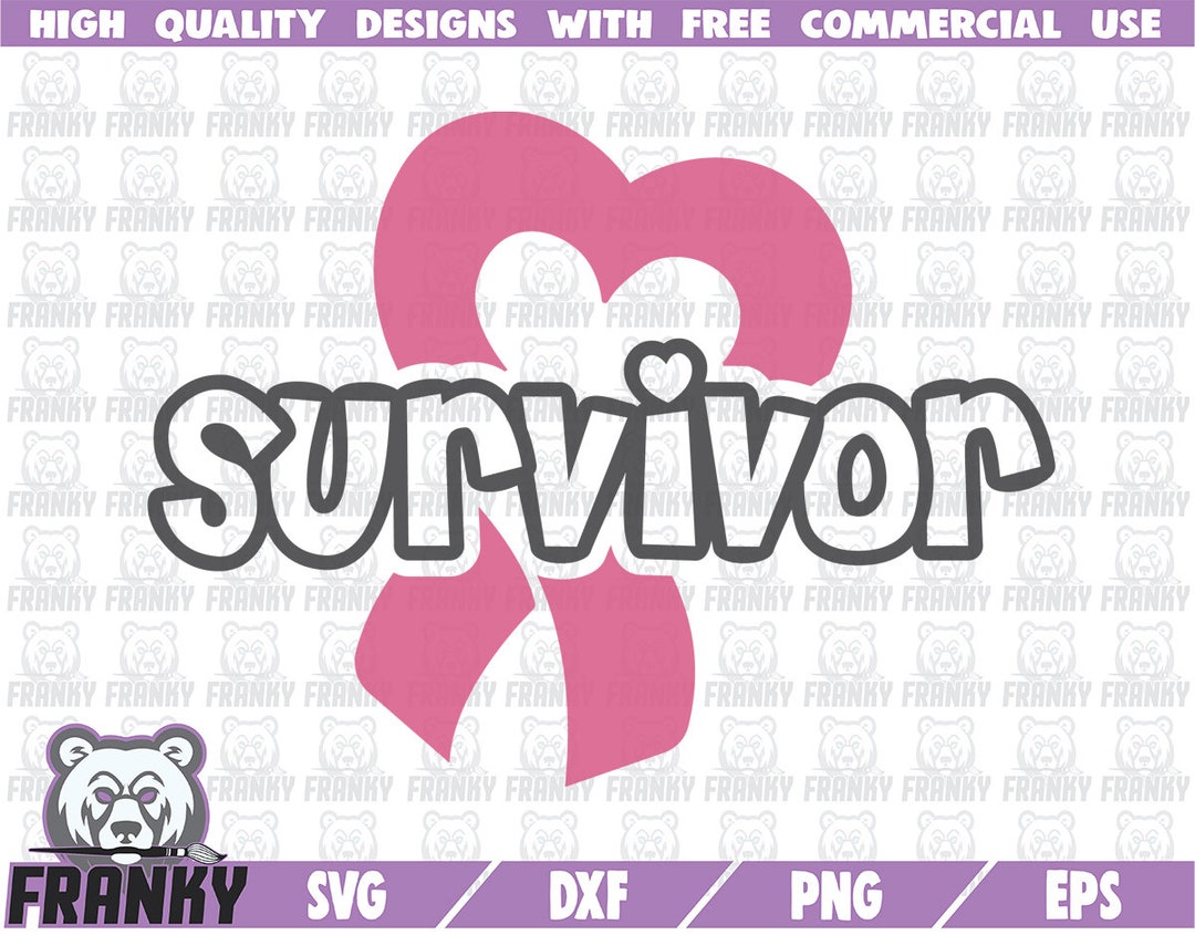 Survivor SVG - Cut File - DXF File - Breast Cancer Survivor - Awareness ...